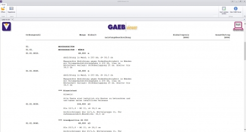 Software: GAEB-ÖNorm-Viewer - d83 kostenlos