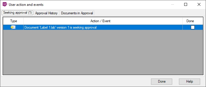 Software: LABEL ARCHIVE - Archiving