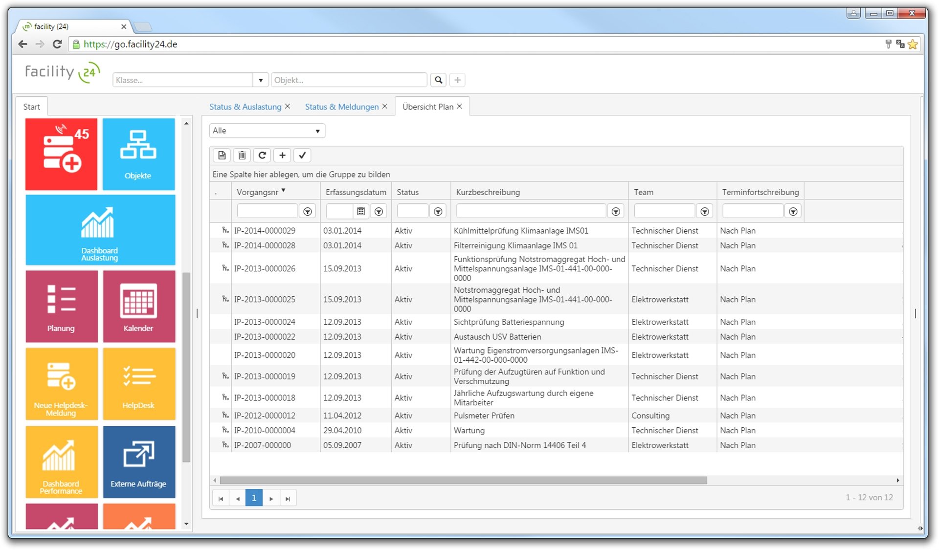 facility 24 - CAFM-Software - Cloud