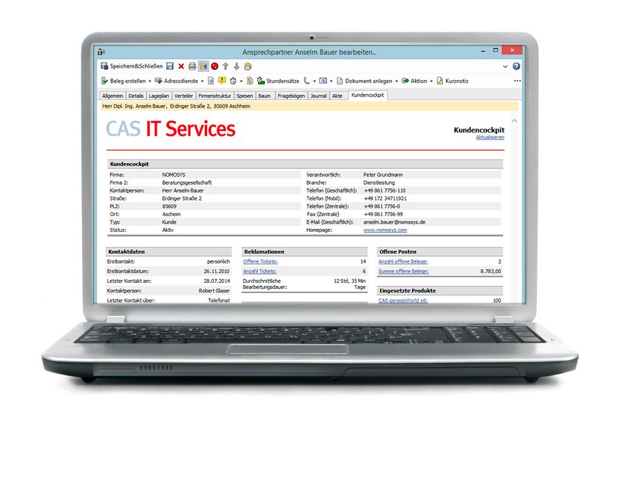 CAS IT Services - CRM für die IT-Branche