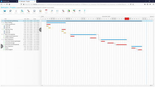 PROJEKTA - Projektsoftware Zeiterfassung Abrechnung