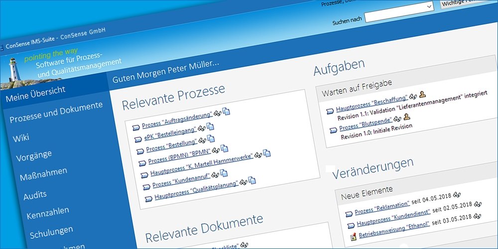 Software: ConSense IMS|QMS|PMS - Auditmanagement