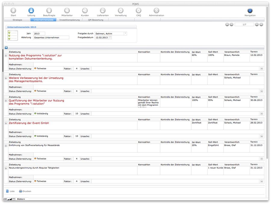i:solution CAQ - All-in-One QM Software ISO 9001 ISO 14001 ...