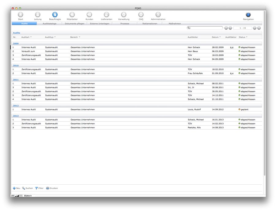 i:solution CAQ - All-in-One QM Software ISO 9001 ISO 14001 ...