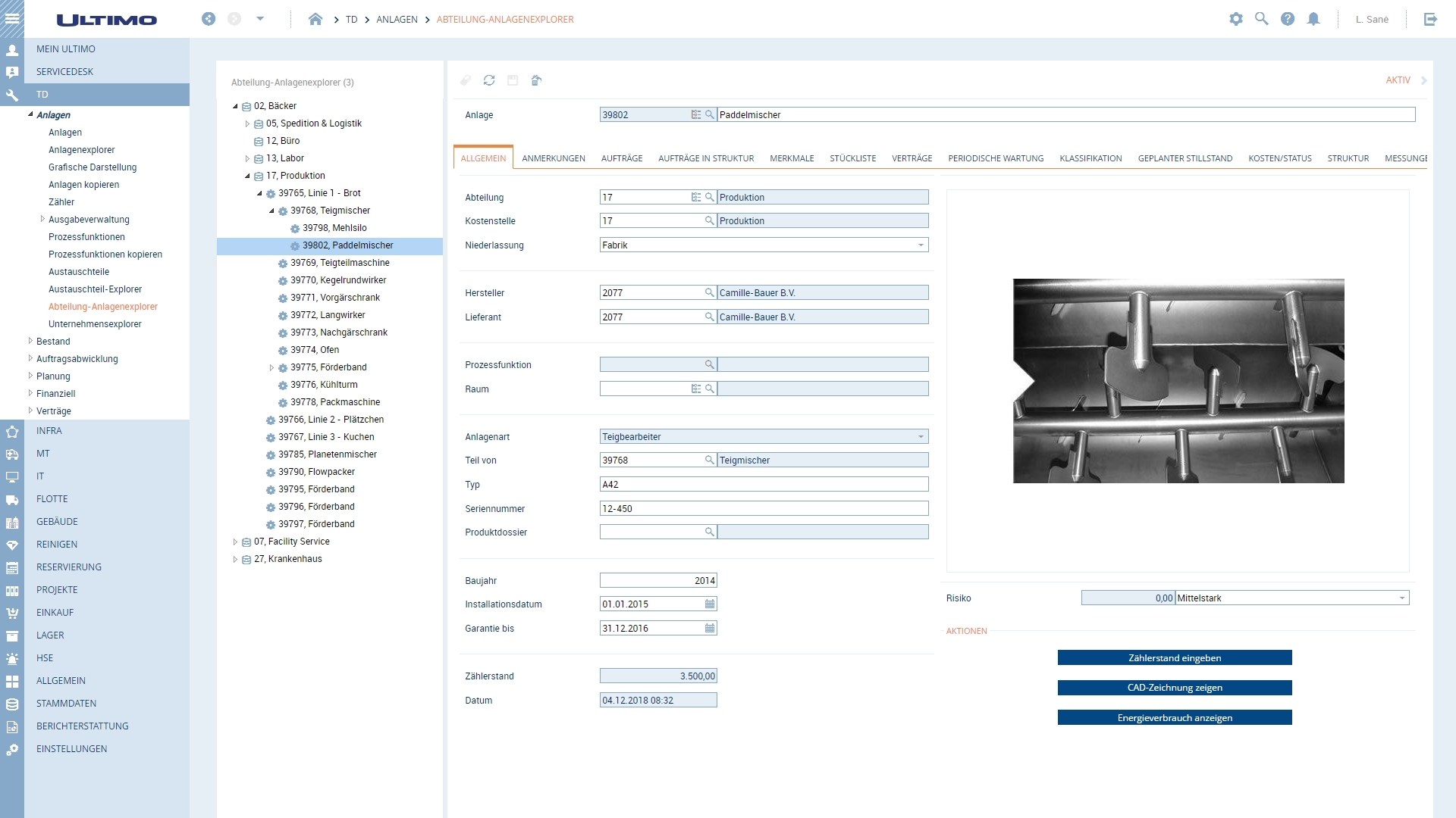 Instandhaltungssoftware - Ultimo Maintenance Management