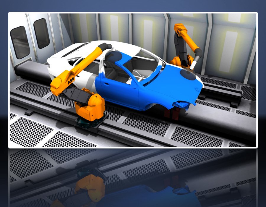 Software zur 3D-Fabriksimulation von Visual Components