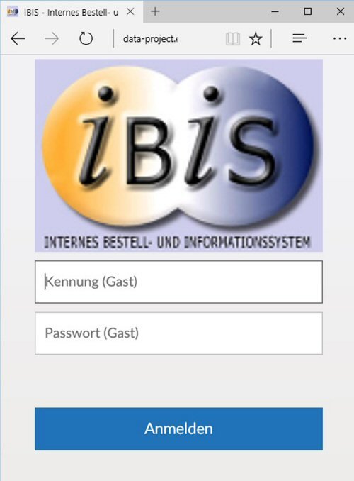 IBIS Internes Bestell-/ Informations-System
