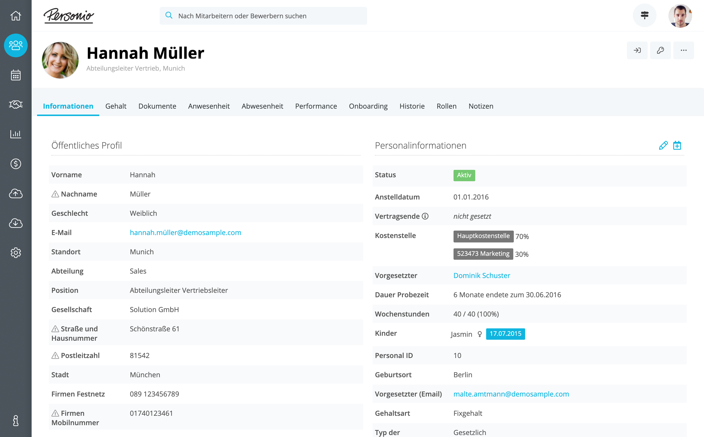 Personio. Das HR-Betriebssystem