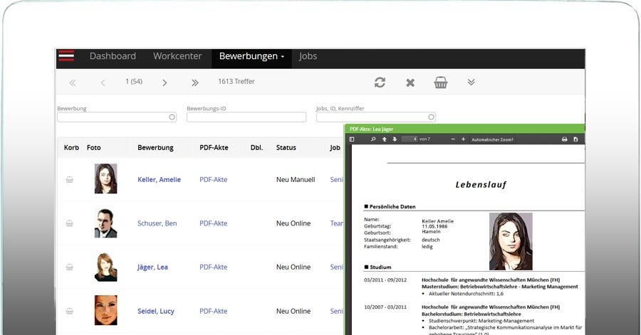 rexx Enterprise Recruitment - Bewerbermanagement