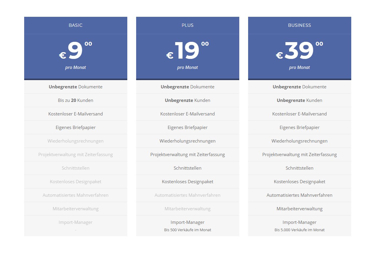easybill - Die cloudbasierte Rechnungssoftware