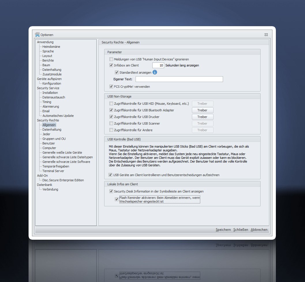 Software: Security.Desk - Hardwareschnittstellen sichern und überwachen