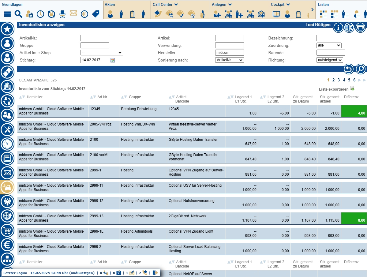 Ernte-Online (midcom): Bio-Ernte erfassen & rückverfolgen | Cloud ERP