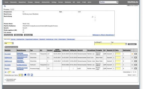 Software: Qualitätsmanager IQSoft - Prozessmanagement