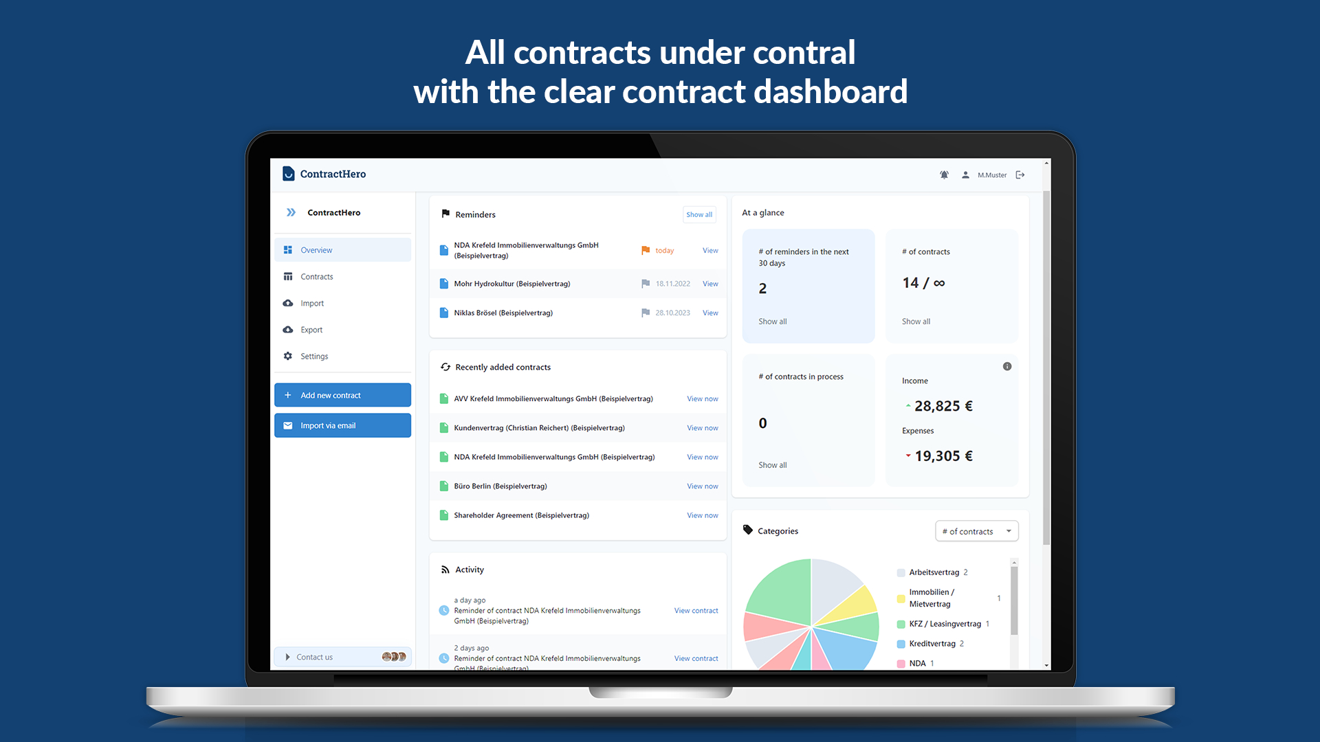 Software: ContractHero - Vertragsmanagement