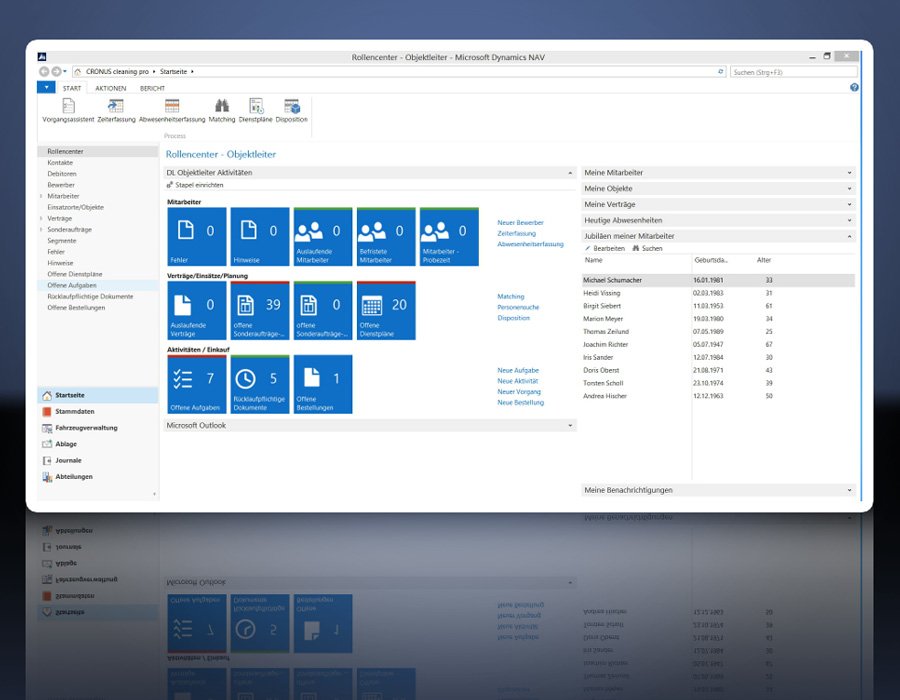 BSS service pro - Software für Gebäudedienstleister,