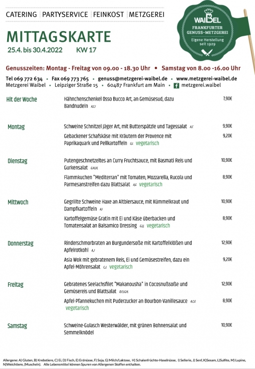 Software: SpeiseplanApp